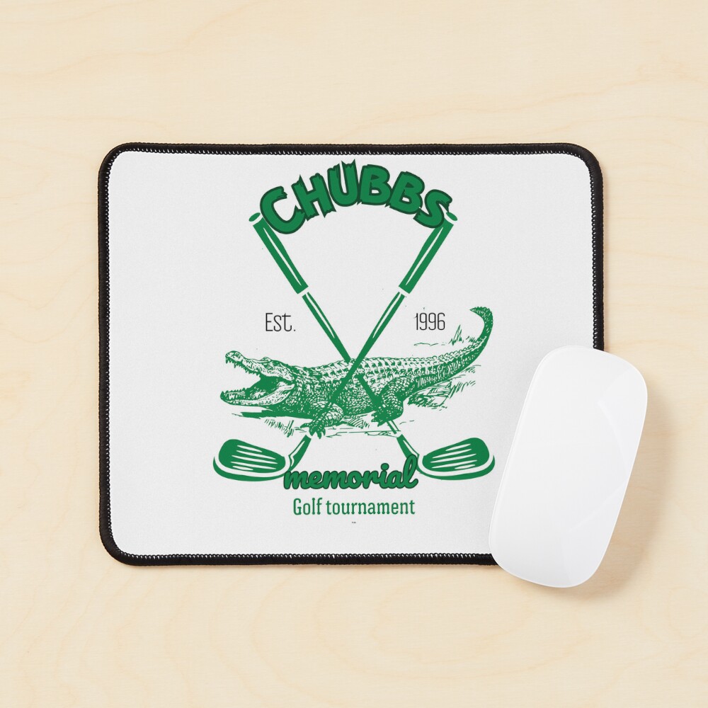 "Chubbs memorial golf tournament with Happy Gilmore" Sticker for Sale ...