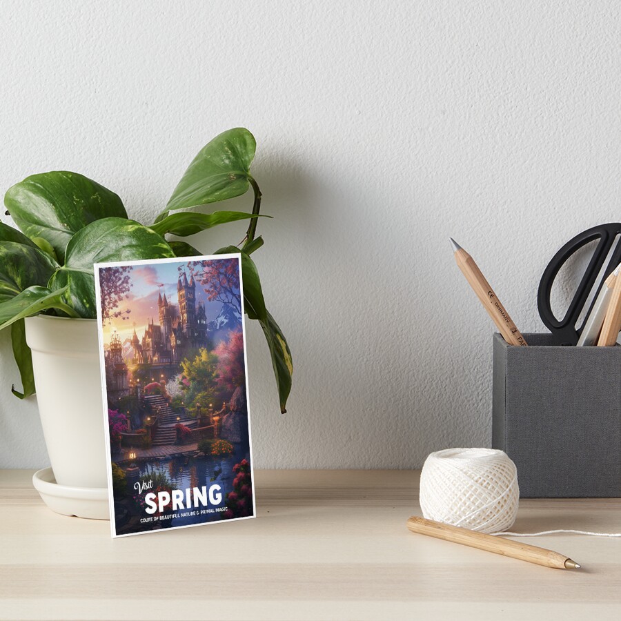 "ACOTAR Spring Court" Poster for Sale by RenDesignsStuff | Redbubble