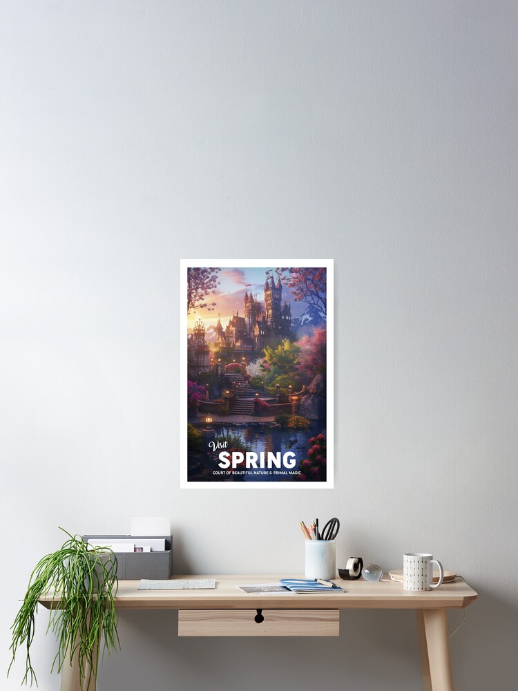 "ACOTAR Spring Court" Poster for Sale by RenDesignsStuff | Redbubble