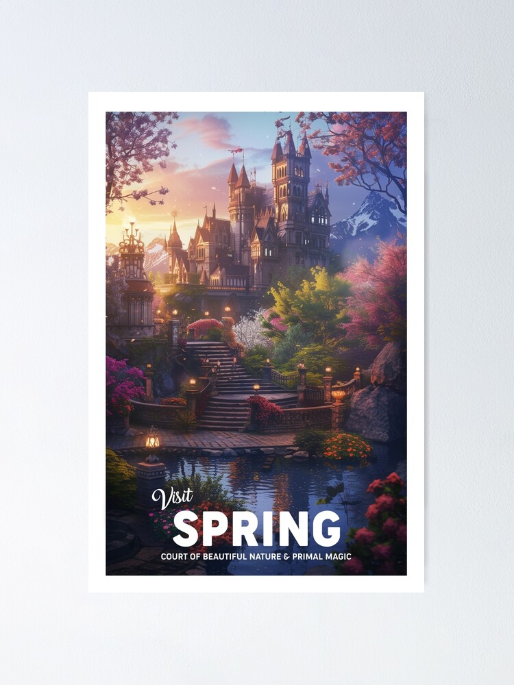 "ACOTAR Spring Court" Poster for Sale by RenDesignsStuff | Redbubble