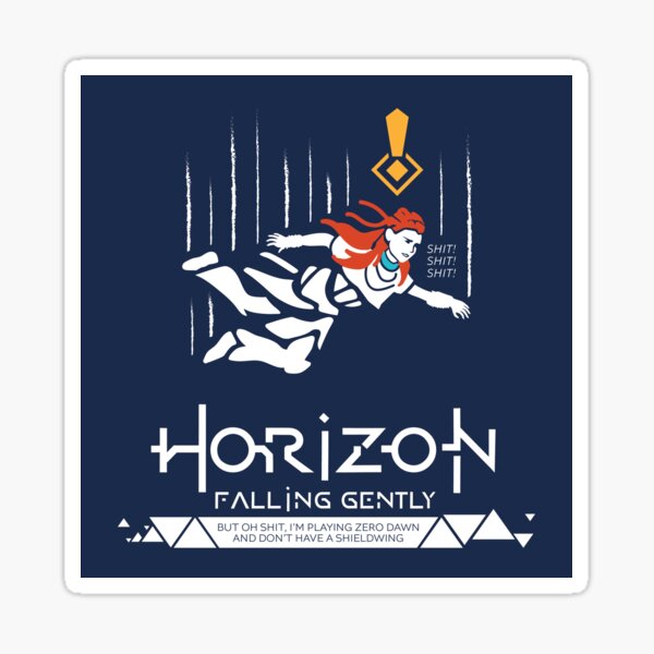 "Falling Not So Gently " Sticker for Sale by kelsochronicles | Redbubble