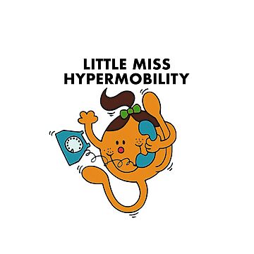 "Little Miss Hypermobility" Sticker for Sale by okshortney | Redbubble