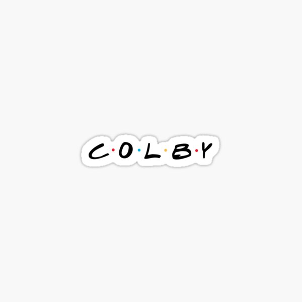"colby" Sticker for Sale by clairekeanna | Redbubble