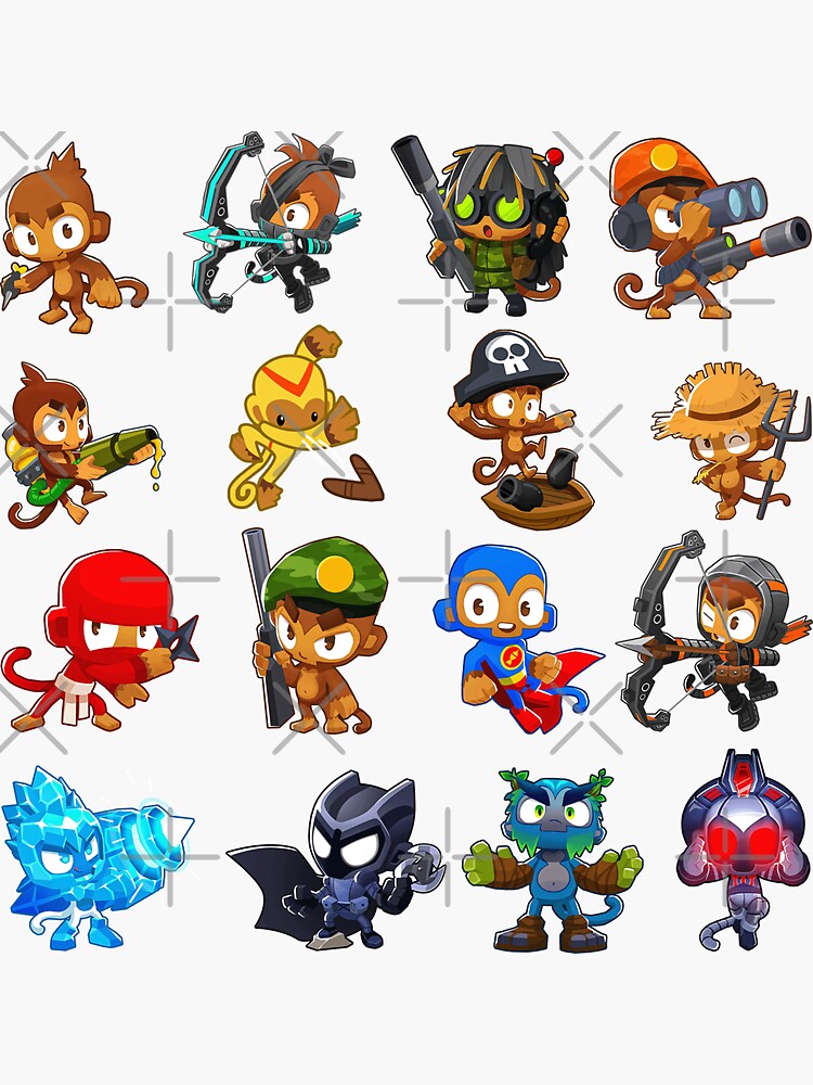 "bloons td 6" Sticker for Sale by jaklonStudios | Redbubble