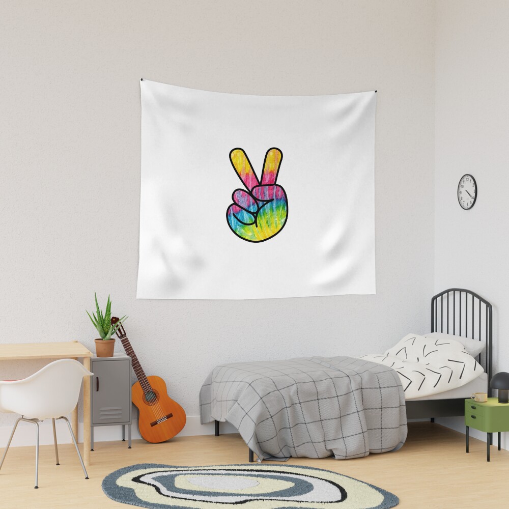 "Colorful peace hand sign." Art Print by PaulS34 | Redbubble
