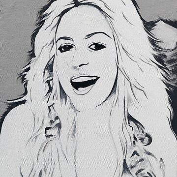 "Shakira" Sticker for Sale by blissartspace | Redbubble