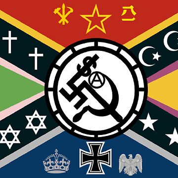 "Anti-Centrism Flag" Sticker for Sale by Trash-Goon | Redbubble