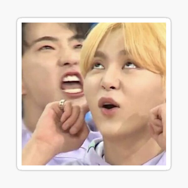 "SEVENTEEN MEME" Sticker for Sale by Goodcharmsco | Redbubble