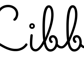 "Writing Libby Name Label " Sticker for Sale by NormadWorld | Redbubble