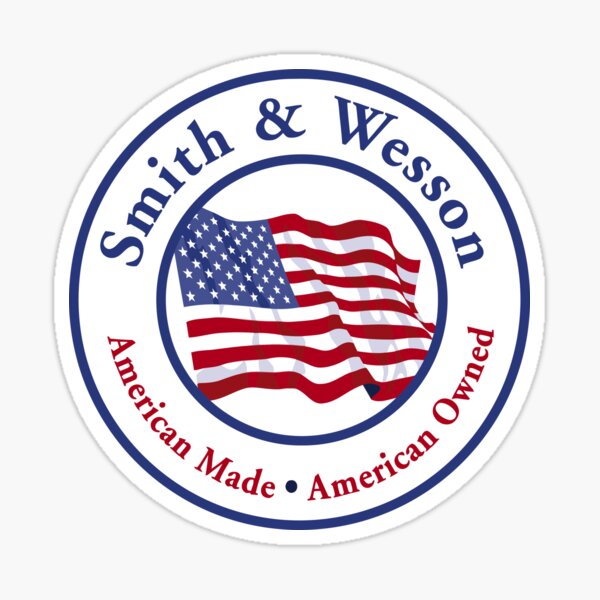 "Smith & Wesson" Sticker for Sale by Youta Youta | Redbubble