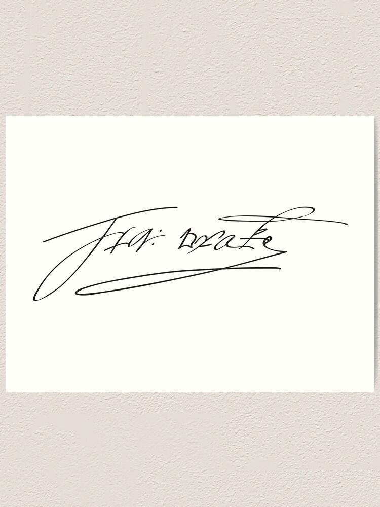 "Sir Francis Drake Signature" Art Print by PZAndrews | Redbubble