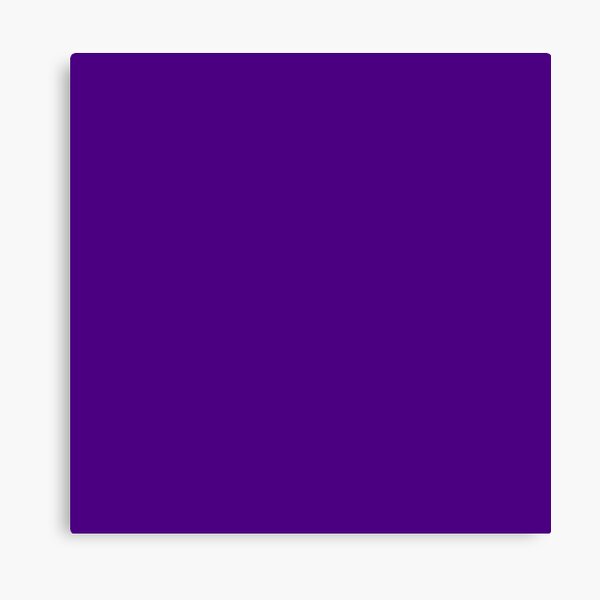 "Cheap Solid Bright Purple Indigo Color" Canvas Print for Sale by ...