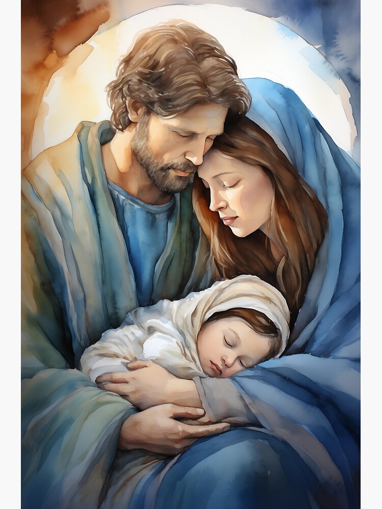 "Jesus Mary and Joseph, Holy Family" Poster for Sale by zhanshi2009 ...