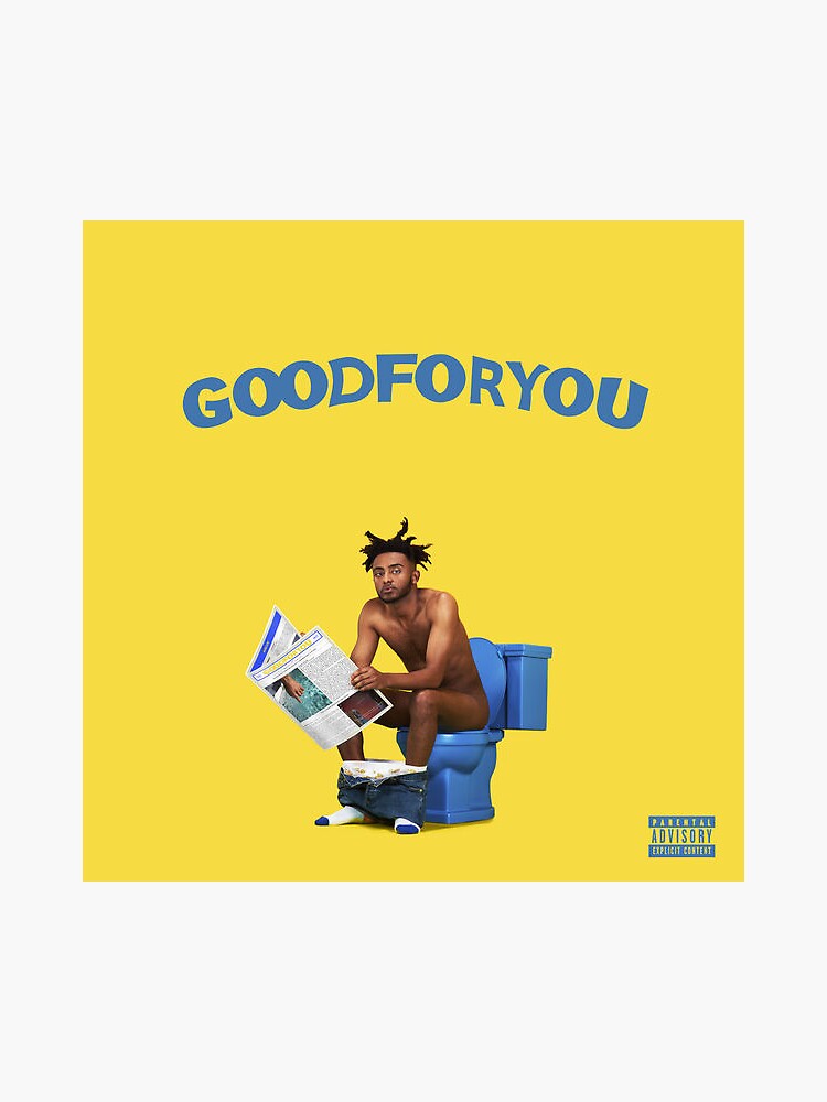"Good For You Album Cover" Sticker for Sale by kaiyafaith | Redbubble