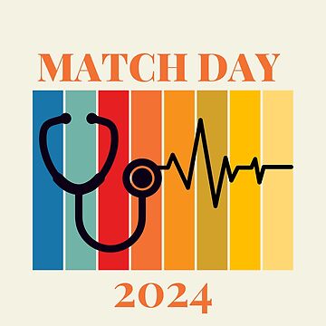 "Medical Match Day 2024" Sticker for Sale by gamzeizgi | Redbubble