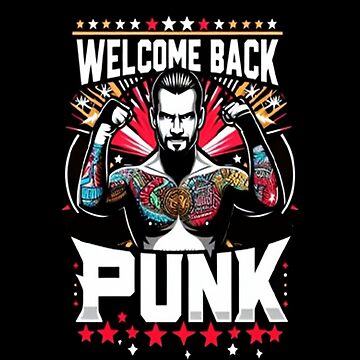 "Welcome Back CM Punk Return WWE 2024 Design" Sticker for Sale by ...