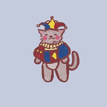 "Jester Cat" Sticker for Sale by ElizabethNire | Redbubble