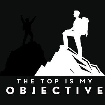 "Top is my Objective" Sticker by zdzdesigner | Redbubble