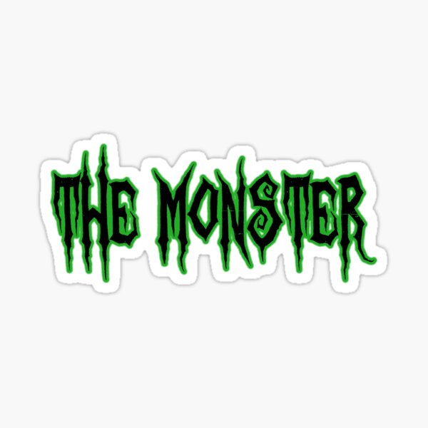 "Monster Logo" Sticker for Sale by stengeldive | Redbubble