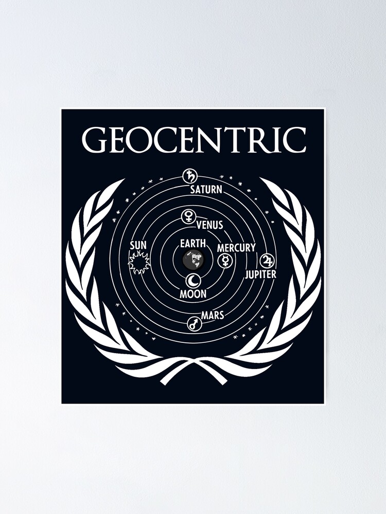 "Flat Earth Designs - GEOCENTRIC" Poster by flatearth1111 | Redbubble