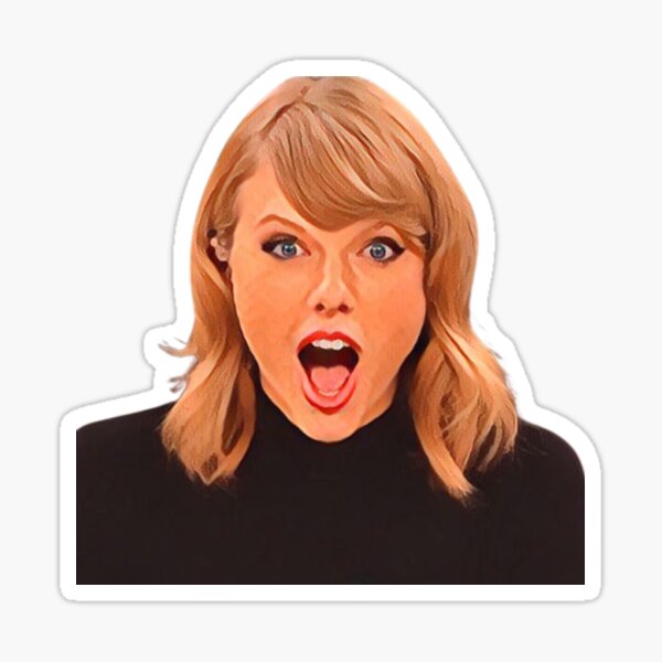 "Taylor Swift" Sticker for Sale by Chelsea Seashell | Redbubble
