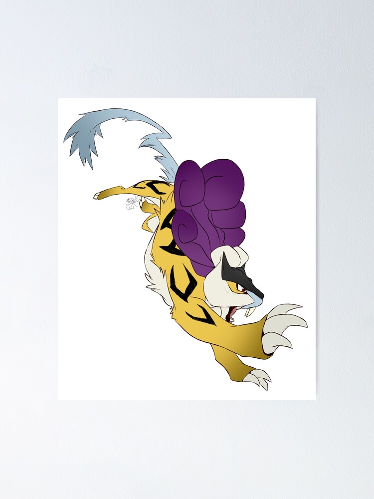 "Raikou" Poster for Sale by ADAxel | Redbubble