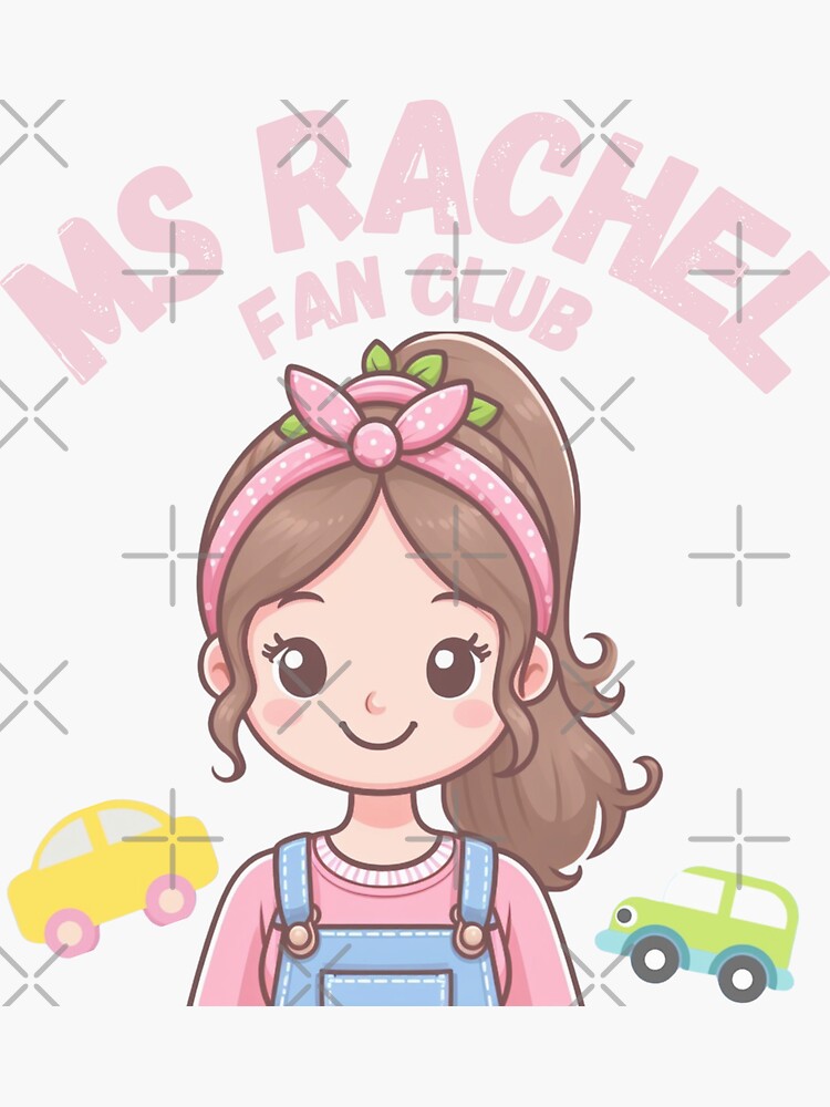 "Ms Rachel Fan Club" Sticker for Sale by Taylortops | Redbubble