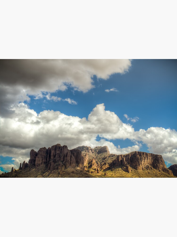 "Mountain Cloud Shroud" Sticker by BigRedCurlyGuy | Redbubble