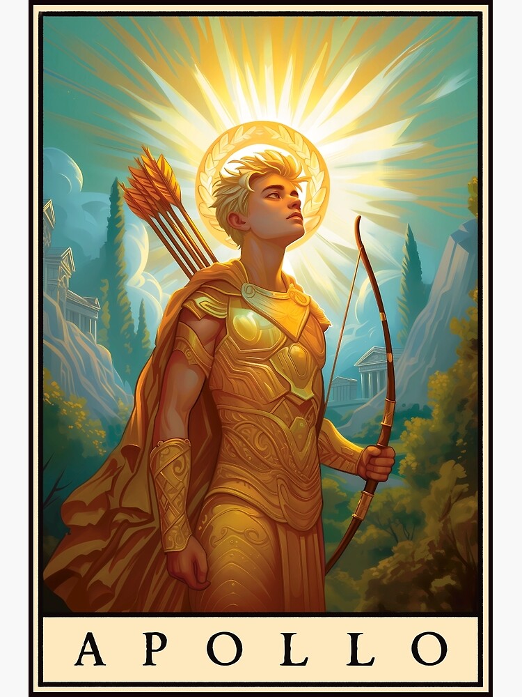"Apollo: God of the Sun" Poster for Sale by Leevie | Redbubble