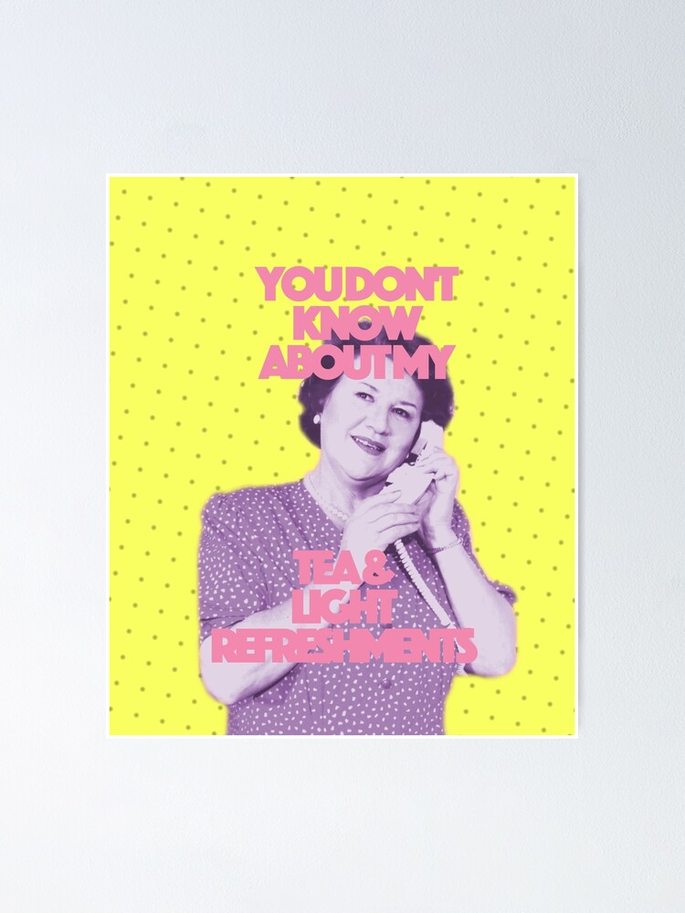 "Tea and Light Refreshments " Poster for Sale by jeremiahm08 | Redbubble