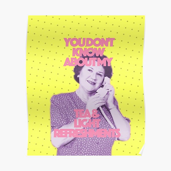 "Tea and Light Refreshments " Poster for Sale by jeremiahm08 | Redbubble