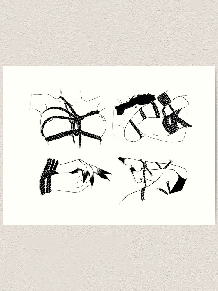 "Shibari Girls" Art Print for Sale by zekabear123 | Redbubble