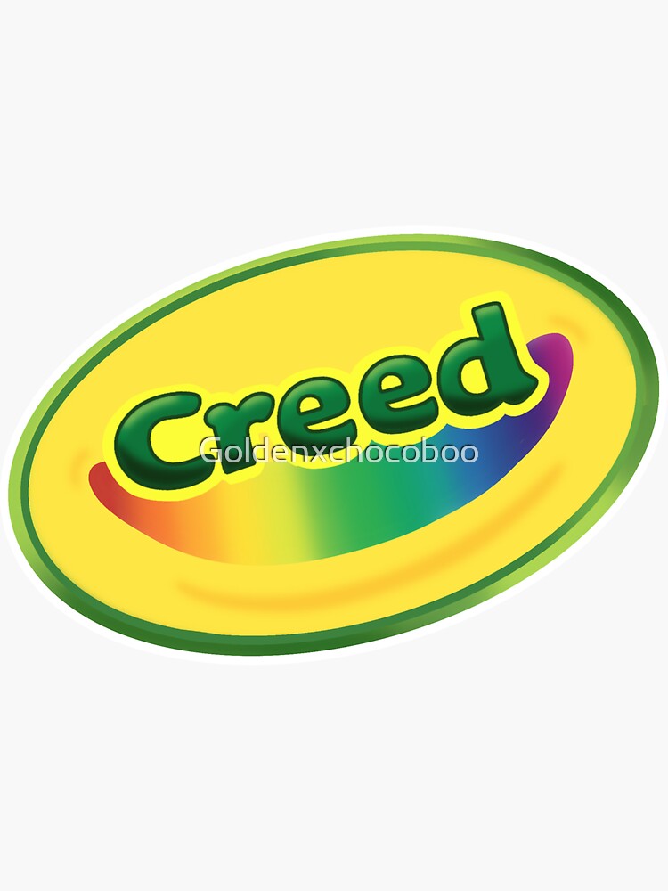 "Creed!" Sticker for Sale by Goldenxchocoboo | Redbubble
