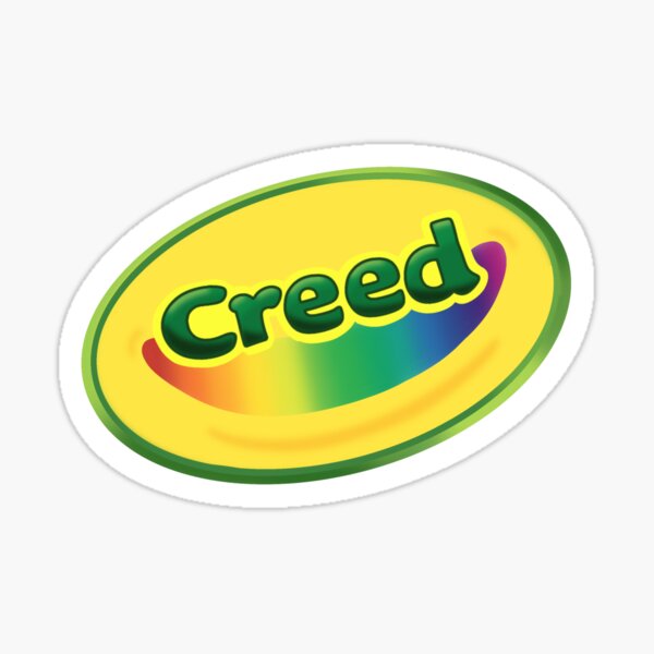 "Creed!" Sticker for Sale by Goldenxchocoboo | Redbubble