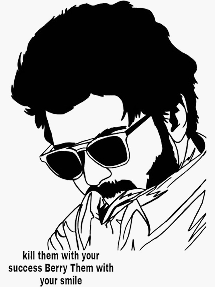 "Vijay art design" Sticker for Sale by ARTISAN25 | Redbubble