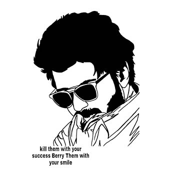 "Vijay art design" Sticker for Sale by ARTISAN25 | Redbubble