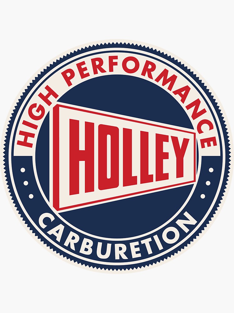 "Classic vintage Holley High Performance Carburetion sticker design ...