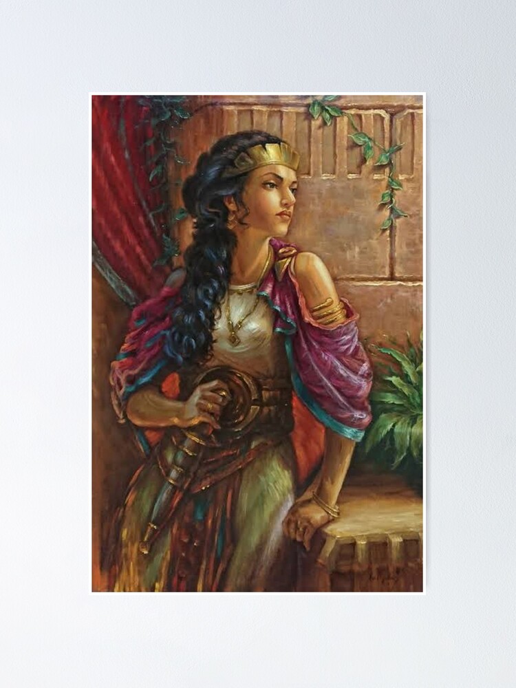"An painting depicting Queen Zenobia, Queen of the East" Poster for ...