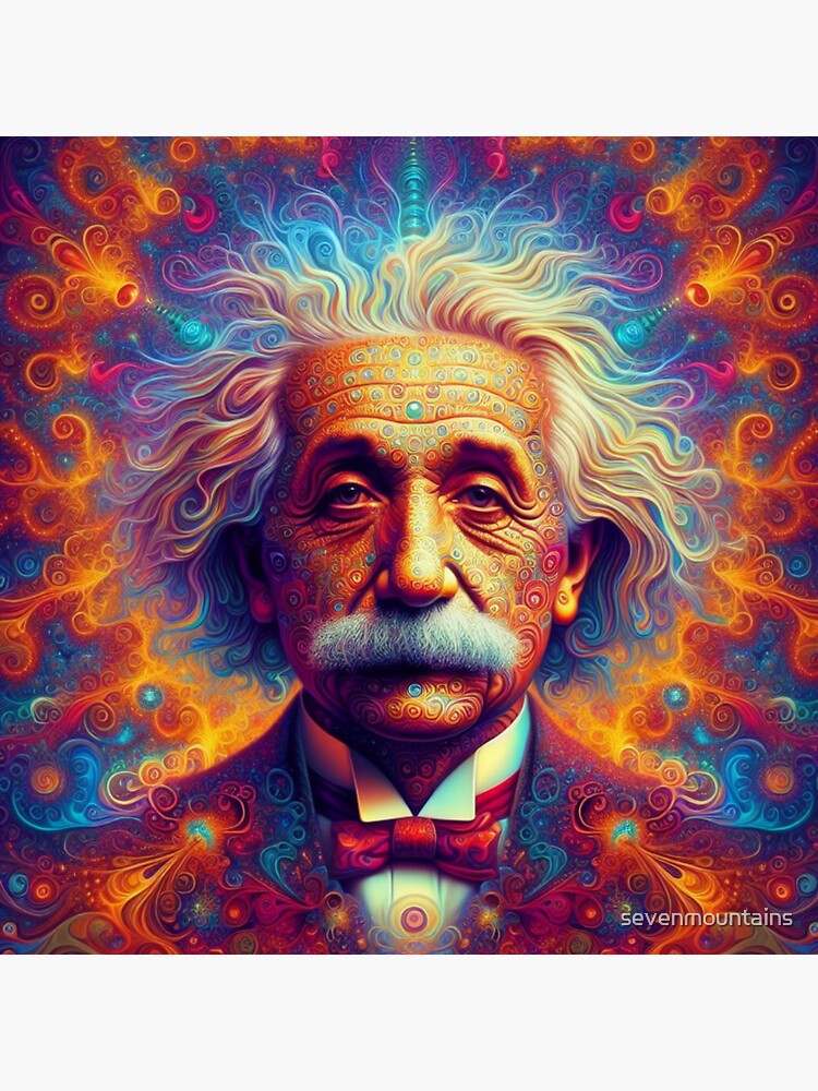 "Albert Einstein" Sticker for Sale by sevenmountains | Redbubble