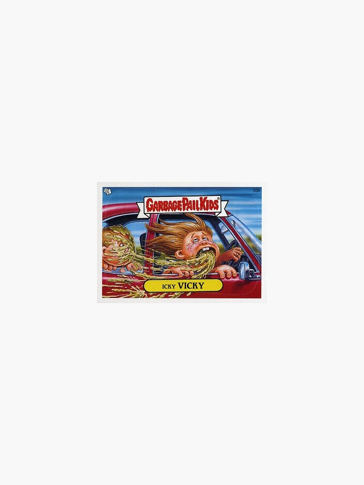 "icky vicky garbage pail kids vomit" Sticker for Sale by drflavor ...