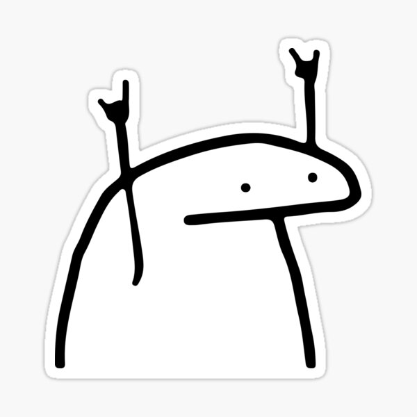 "rock and roll meme" Sticker by ccristinaaorzz | Redbubble
