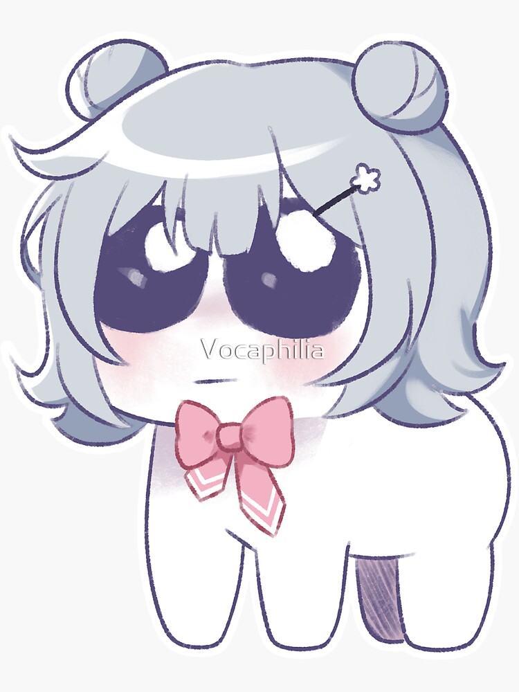 "TBH Creature Yippee Koharu Rikka from Synthesizer V" Sticker for Sale ...