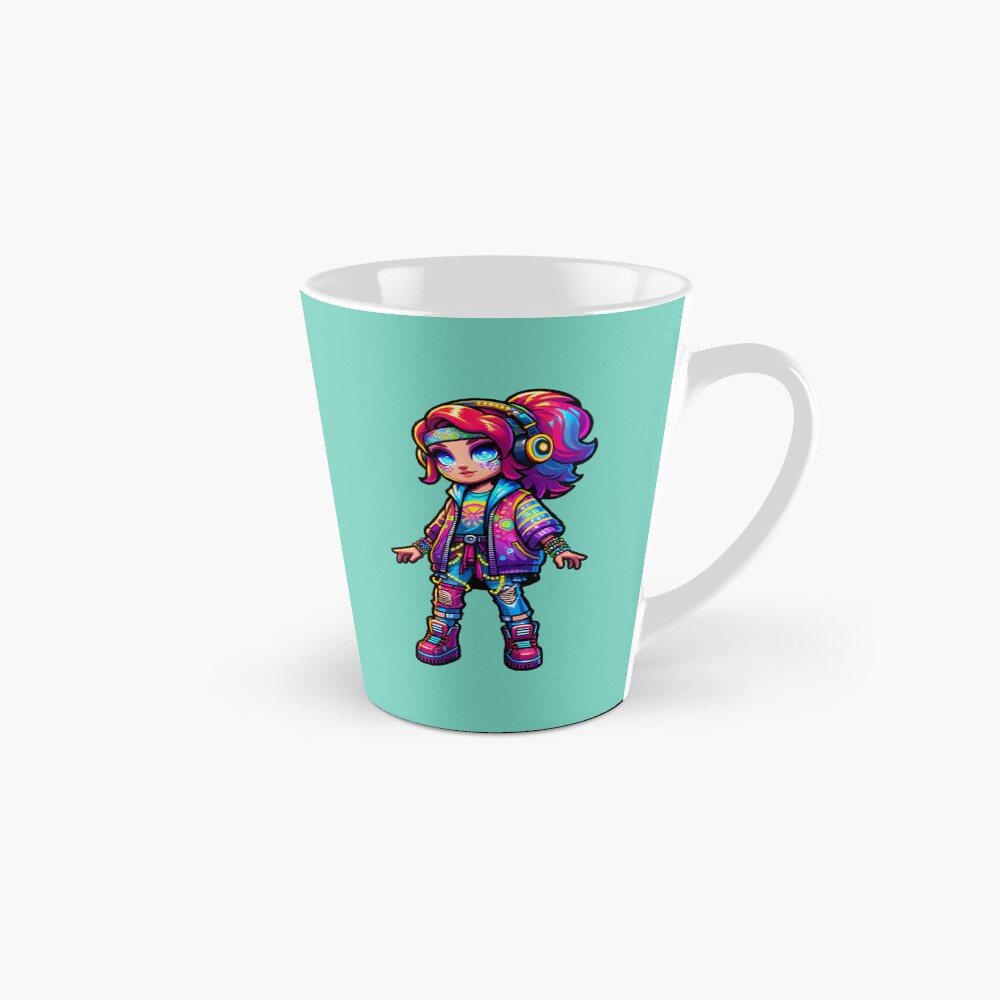 "Raver Girl - Cartoon v2" Sticker for Sale by subCultGraphix | Redbubble
