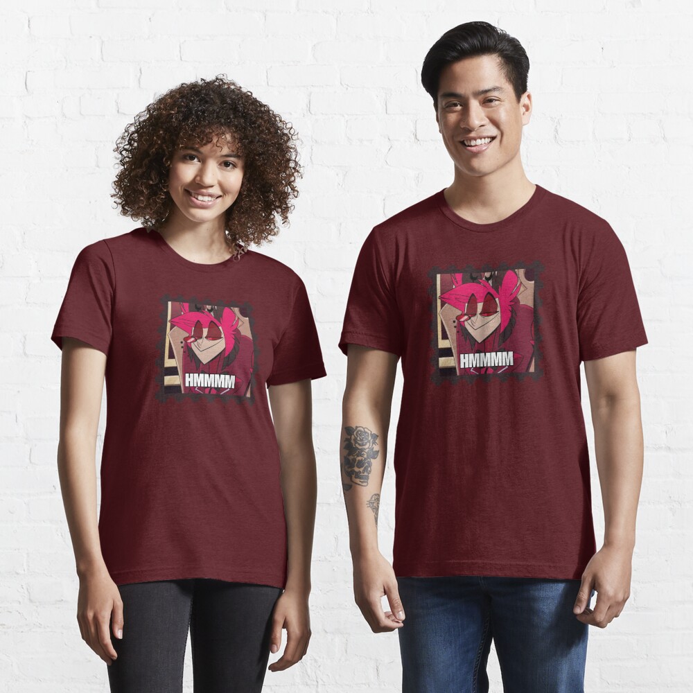 "Alastor "Hmmm" Meme" Sticker for Sale by Maddie Lamb | Redbubble