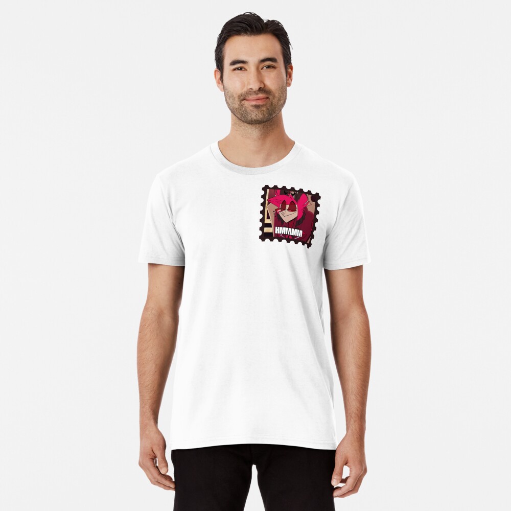 "Alastor "Hmmm" Meme" Sticker for Sale by Maddie Lamb | Redbubble