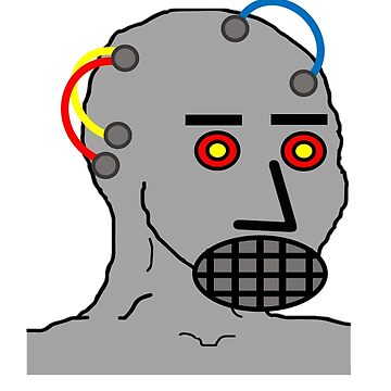 "NPC Wojak Meme robotic army" Art Board Print for Sale by AnutherNPC ...