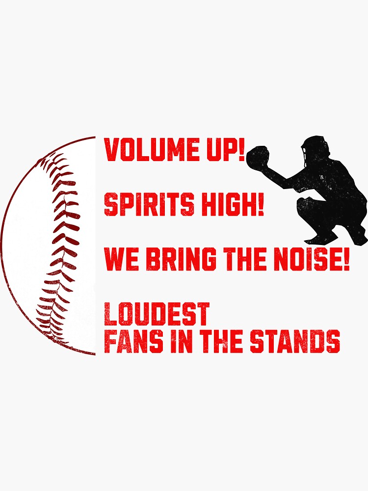 "volume up!" Sticker for Sale by LoudestMoms | Redbubble