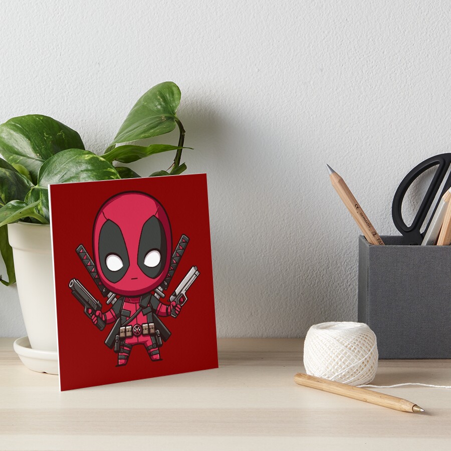 "Chibi D. Pool" Poster for Sale by brexastore | Redbubble