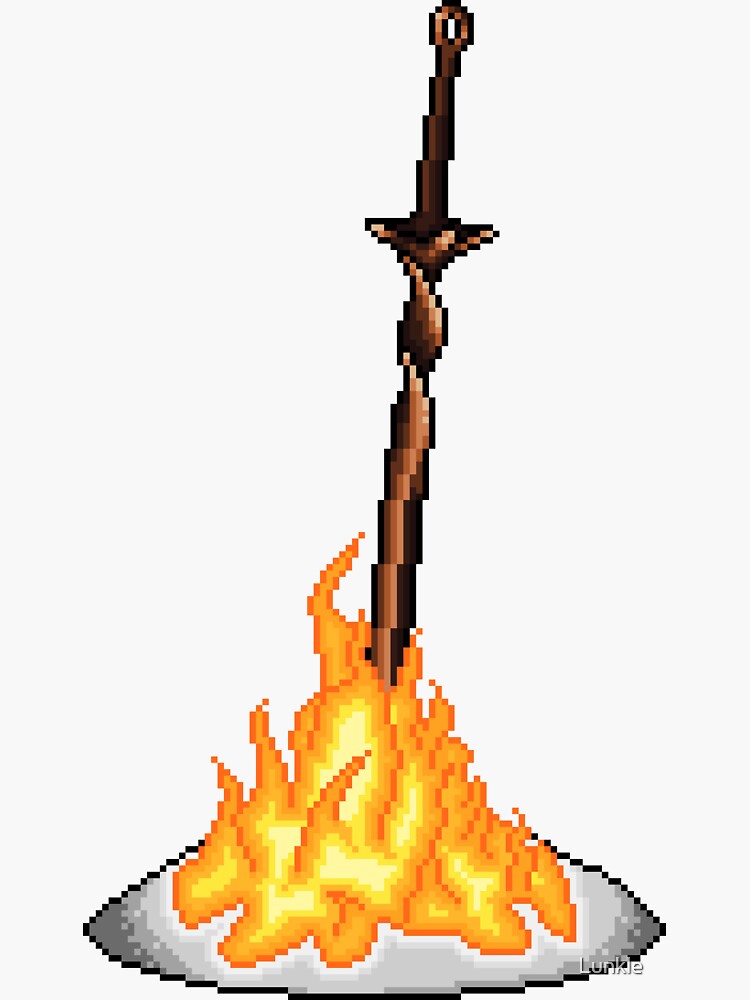 "Bonfire" Sticker for Sale by Lunkle | Redbubble