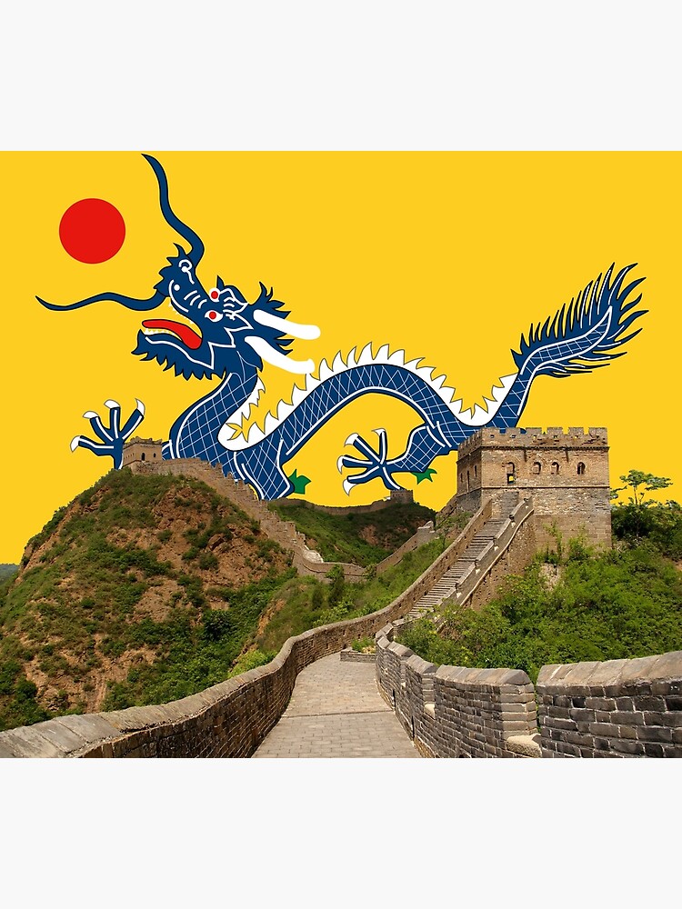 "Great Wall Dragon" Poster by michaelwpg | Redbubble